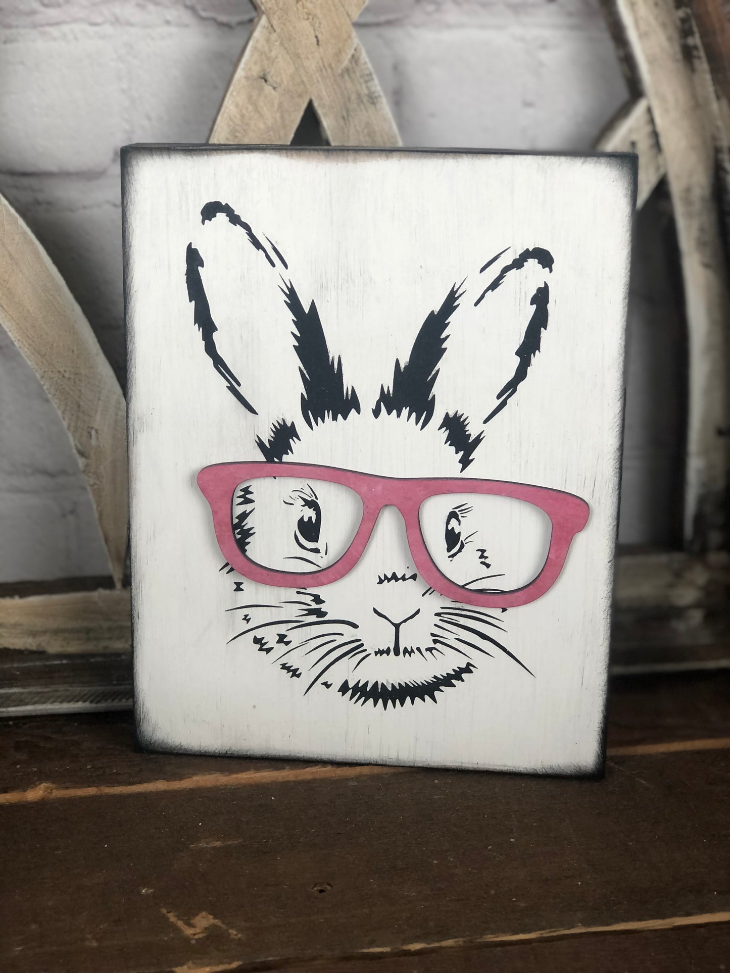 BUNNY SIGNS - WOOD SIGN – The Farmers Daughters and Co